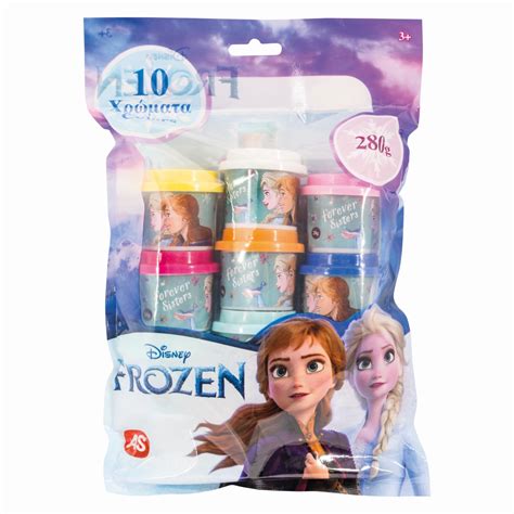 Esell Ro ⋆ 10 Borcanase De Plastilina Frozen In Punga De Plastic