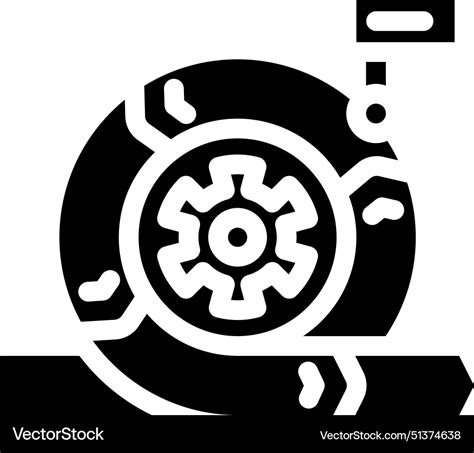 Agile Methodology Analyst Glyph Icon Royalty Free Vector
