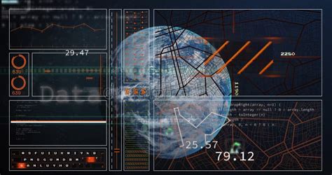 Image Of Data Processing Over Globe On Black Background Stock Image Image Of Global