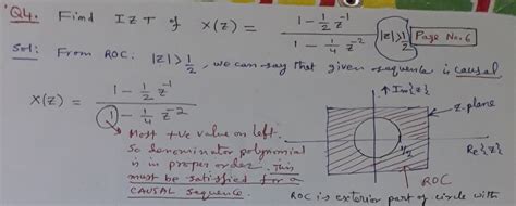 Inverse Z Transform Power Series Expansion Method Engineerstutor