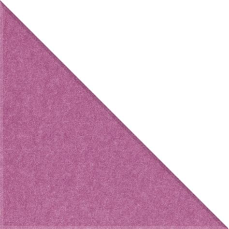 Plum Triangle Felt Right