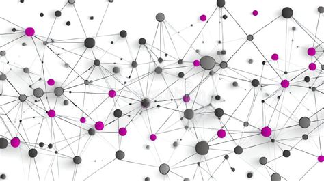 Abstract Network Connection Interconnected Nodes And Links A Visual Representation Of Global