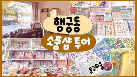 소품샵 투어는 또 못 참지 오늘은 행궁동 소품샵 투어 Feat 문구하울 ଘ੭ˊᵕˋ੭ L Stationery Tour And Haul🧡 Youtube