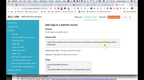 adding tags to a crm record using deluge script youtube