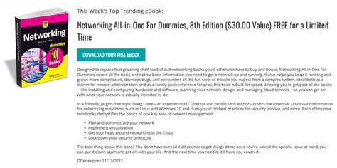 Descargar Libro Networking All In One For Dummies Th Ed