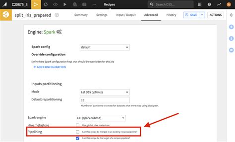 Obtain The Best Use Of Spark Pipeline — Dataiku Community