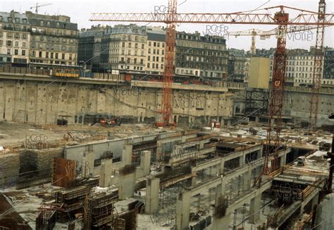 Démolition Des Halles Paris 1er Arr 1971 1973