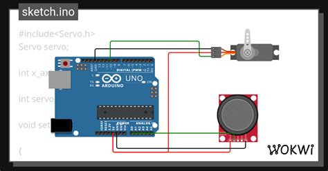 Setvo Joistick Wokwi Esp32 Stm32 Arduino Simulator
