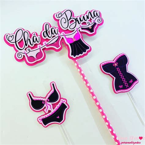 Topper De Bolo Ch De Lingerie Elo Produtos Especiais