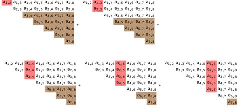 Matrix Efficient Nested Summation With Matrices Mathematica Stack