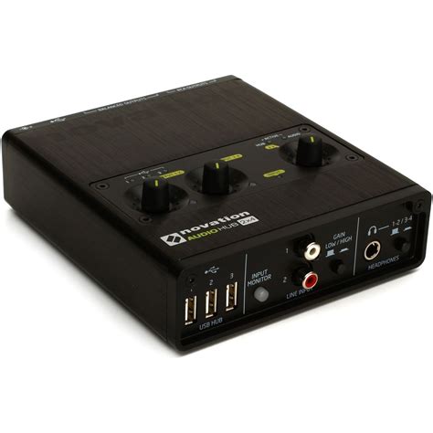 DISC Novation Audiohub 2x4 Audio Interface I USB Hub Gear4music