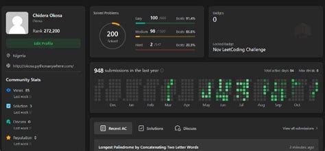 Chidera Okosa On Linkedin Leetcode Dsa Algorithms Python Pythondeveloper
