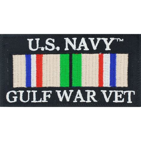 Us Navy Gulf War Veteran Ribbon Patch 4 Michaels