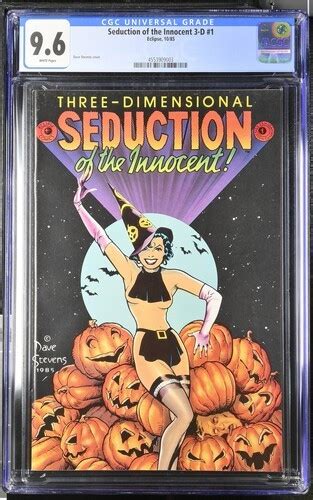 Seduction Of The Innocent 3d 1 Cgc 96 Dave Stevens Cover 1985 Eclipse