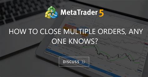How To Close Multiple Orders Any One Knows Hanging Man Mql4 And Metatrader 4 Mql4