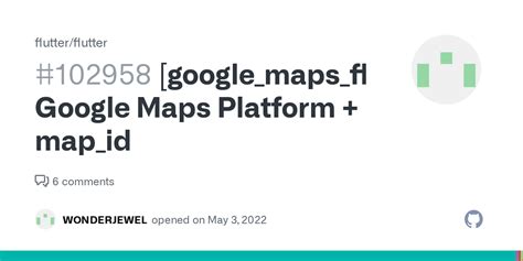 Google Maps Flutter Google Maps Platform Map Id Issue Flutter Flutter Github