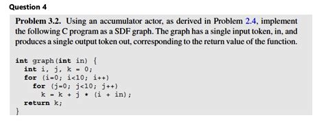 solved problem 3 2 using an accumulator actor as derived