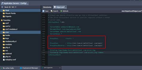 WafaiCloud Apache As Frontend