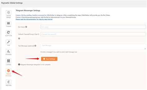 How To Enable Telegram Notifications For Online Payment