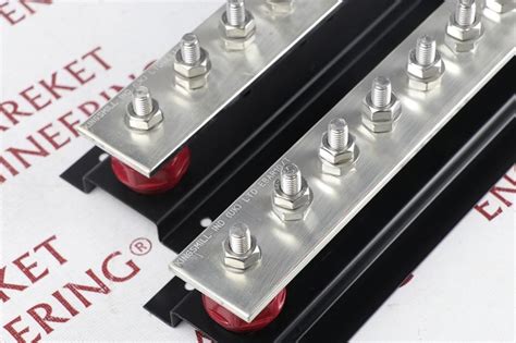 Ebar10 T Заземляющая шина 10 контактная с двойным разъединителем перемычка Qareket Engineering