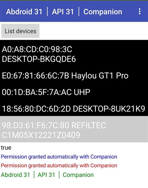 need help in bluetooth permission for an app on android 12 125 by