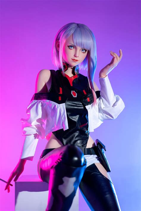 Game Lady Full Silicone Doll Lucy Kushinada Cyberpunk Edgerunners Cm