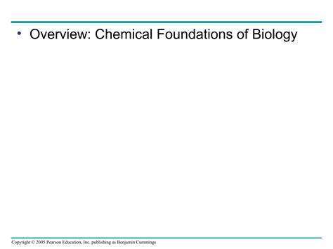 Chapter2 Chemical Context Of Life Ppt