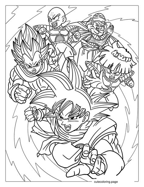 Dragon Ball Z Coloring Pages30 Free Printable Coloring Pages Cute