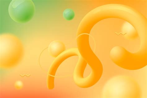 Free Vector Gradient 3d Abstract Background