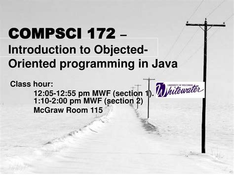 Ppt Compsci 172 Introduction To Objected Oriented Programming In