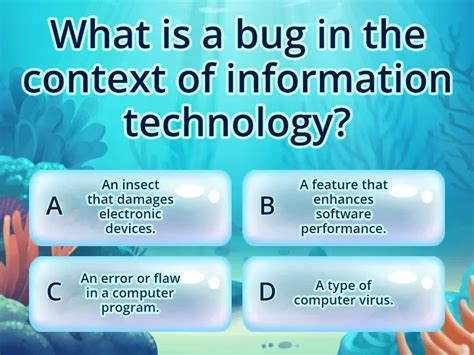Thien Class Bug In Information Technology Quiz