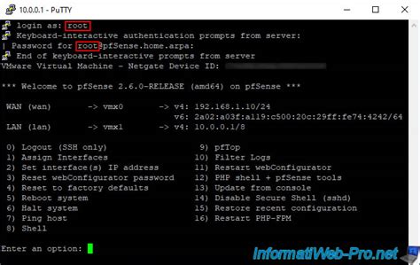 Manage Your Pfsense 26 Firewall From The Command Line Using The Ssh Protocol Firewall