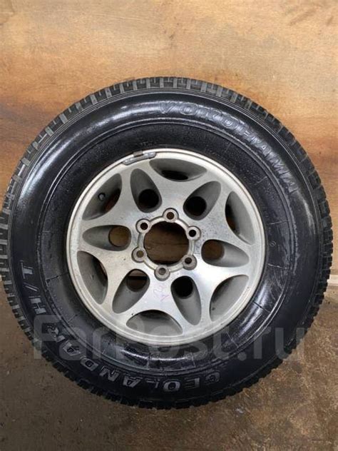 Одно колесо r16 mitsubishi pajero б/п по РФ Yokohama Geolandar H/T ...