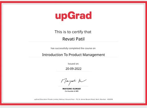 Revati Patil On Linkedin Productmanagement Upskilling