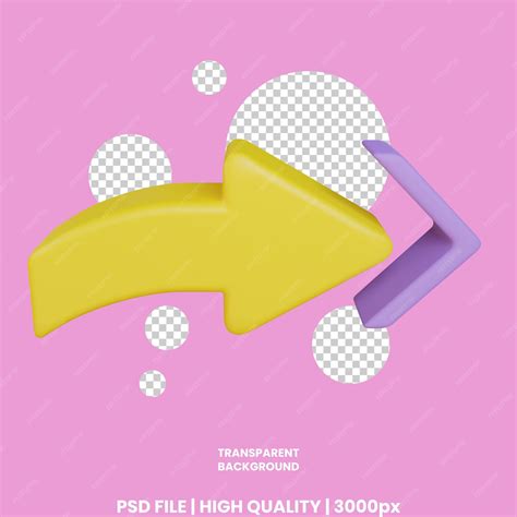 Premium Psd 3d Rendering Redo Icon Object