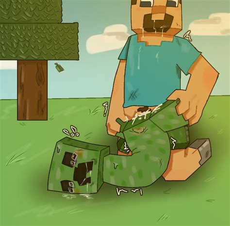 Rule 34 Creeper Cum Minecraft Minecraft Mob Minecraft Xxx Mob Steve