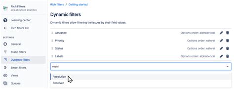Add Dynamic Filtering To Your Dashboard Rich Filters For Jira