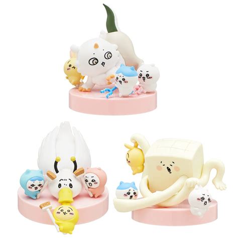 3 Type Set Chiigawa Tsubaku Scene Figure Toy Hobby Suruga