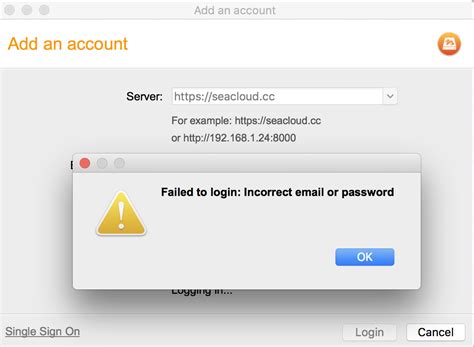 Cant Log In Says Usernamepassword Incorrect Seadrive Seafile Community Forum