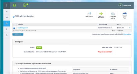 CPanel DNS HostBill Billing Automation Software For WebHosts