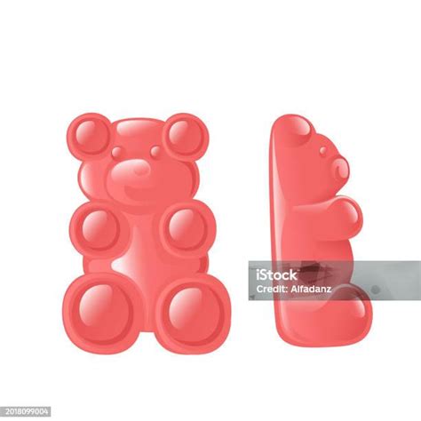 다채로운 거미 곰 달콤한 젤리 사탕 벡터 일러스트 레이 션 흰색 배경에 고립 과일에 대한 스톡 벡터 아트 및 기타 이미지 과일 귀여운 다중 색상 Istock