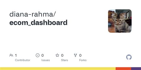 GitHub Diana Rahma Ecom Dashboard