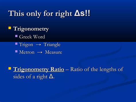 13 4 Tangent Ratio Lesson Ppt