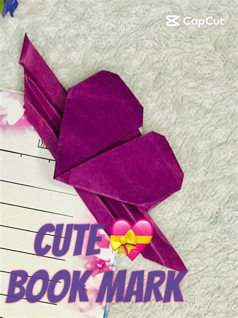 💝බුක්මාර්ක් එකක් හදමුද💝 Lets Make A Bookmark 😍 Boomark Hart Craftideas Viralshorts Fypシ゚