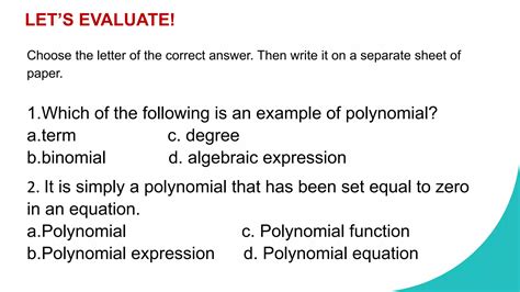 Polynomial Functionpptx Physics Science