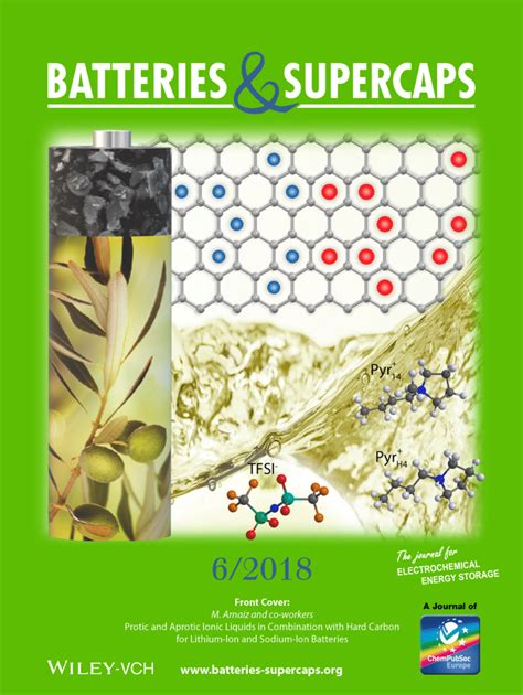 Pdf Cover Picture Protic And Aprotic Ionic Liquids In Combination With Hard Carbon For