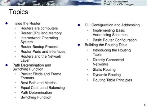 Ppt Chapter 1 Introduction To Routing And Packet Forwarding