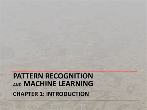 ppt pattern recognition and machine learning introduction example