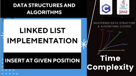 Insert At Position Time Complexity Analysis Get Linked List Size At
