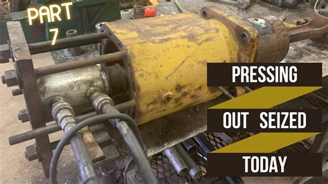Caterpillar Sixty Rebuild Project Disassembly Part 7 Pressing Out Pistons Youtube
